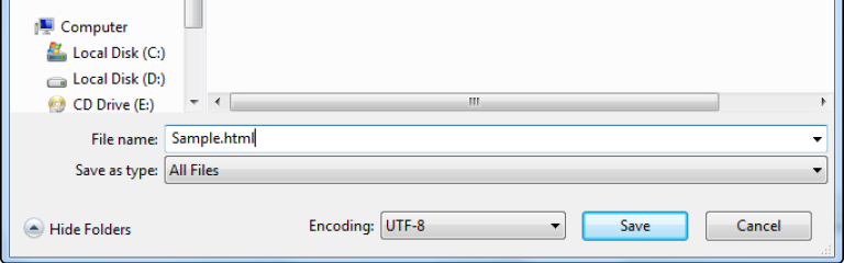 How to Create HTML File in Windows/Mac - Learning Container
