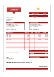 50+ Professional Quotation Template in Excel [Free Download]