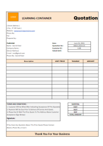 50+ Professional Quotation Template in Excel [Free Download]