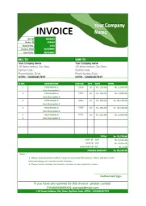 50+ Bill Invoice Template in Excel & Word - Free Download
