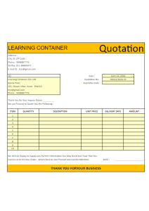 50+ Professional Quotation Template in Excel [Free Download]
