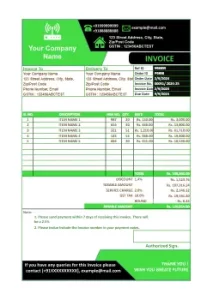50+ Bill Invoice Template in Excel & Word - Free Download